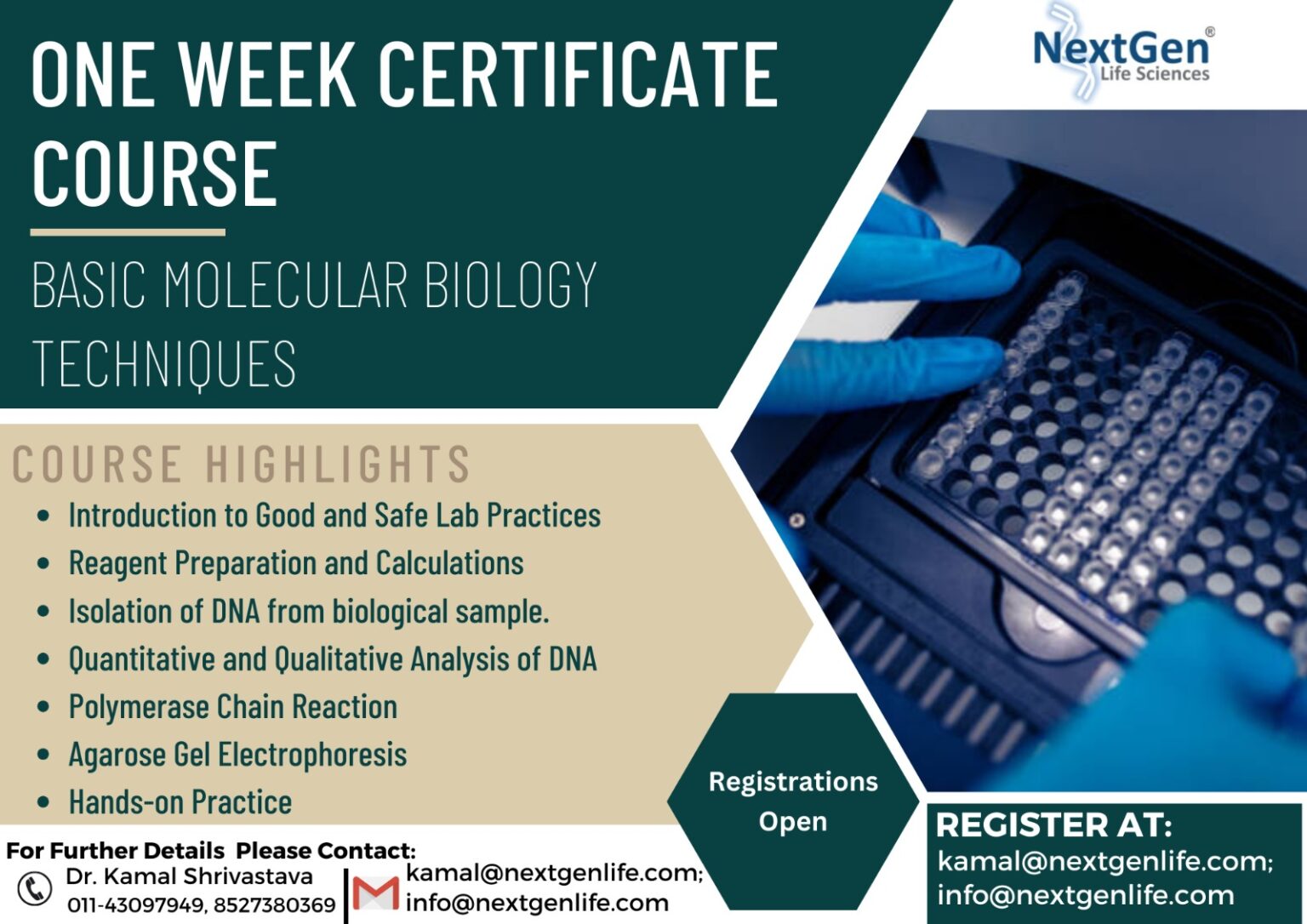 Training – NextGen Life Sciences