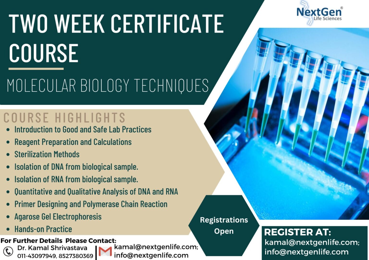 Training – NextGen Life Sciences